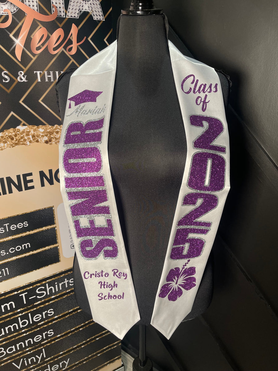 Graduation Stole or Sash – Natasha Makes Tees